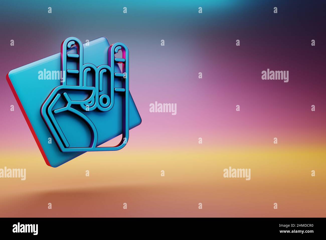 Rock and Roll icon. Beautiful Blue Rock and Roll symbol icons on ...