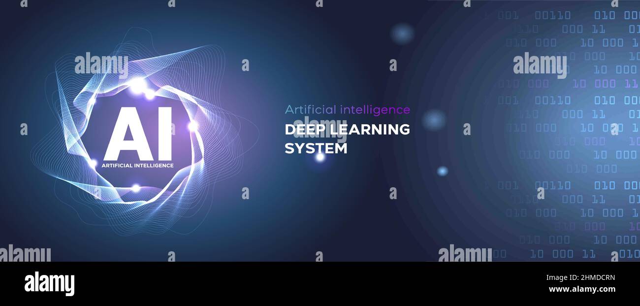 artificial Intelligence landing page. Website template for ai machine ...