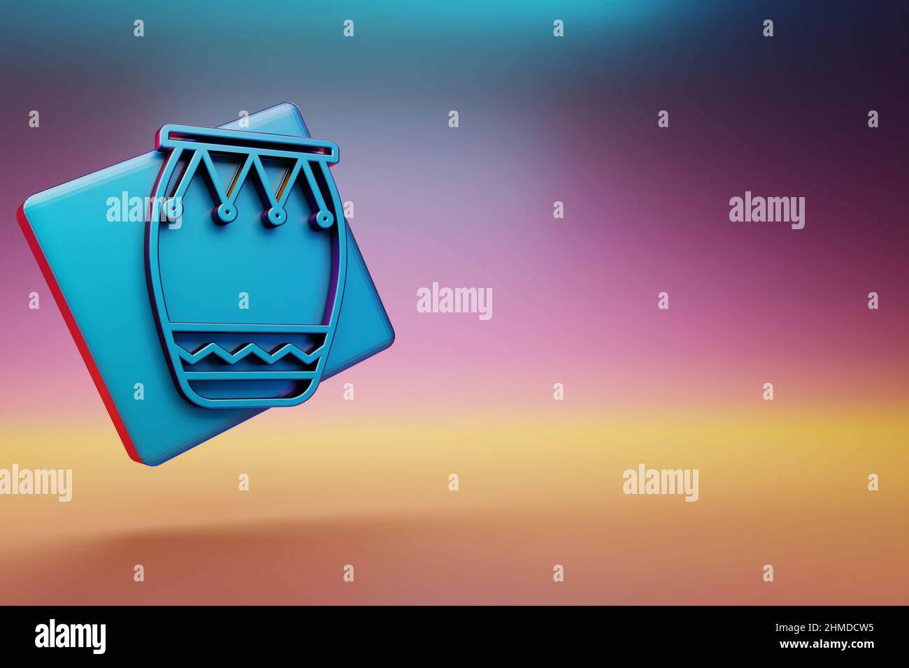 Big Bongo icon. Beautiful Blue Big Bongo symbol icons on multicolor ...