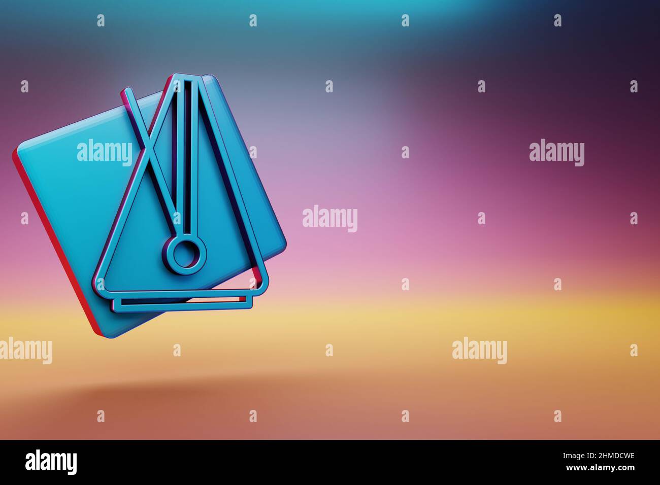 Big Metronome icon. Beautiful Blue Big Metronome symbol icons on ...