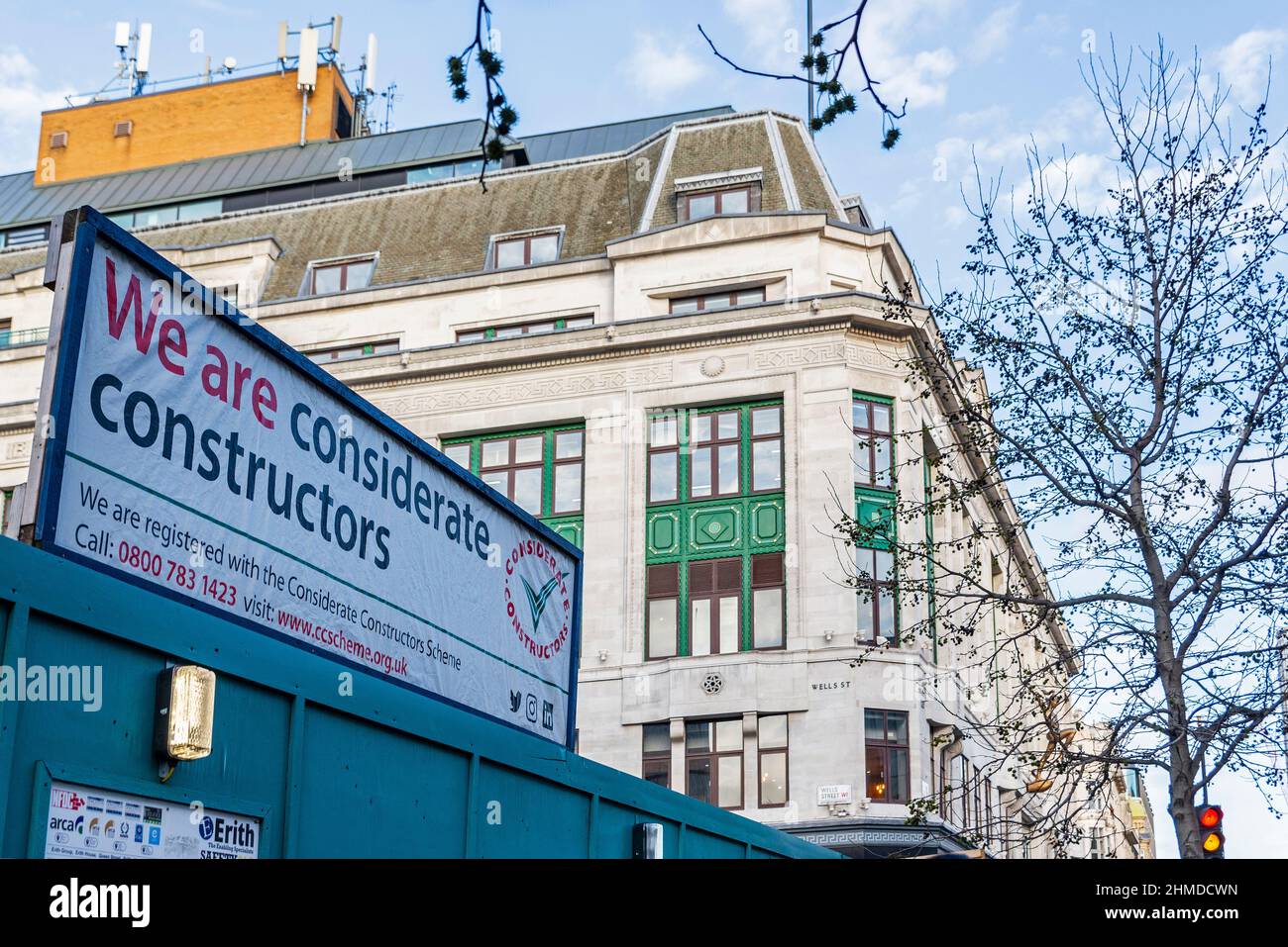 Empty shops along Oxford Street after the pandemic, London, January ...
