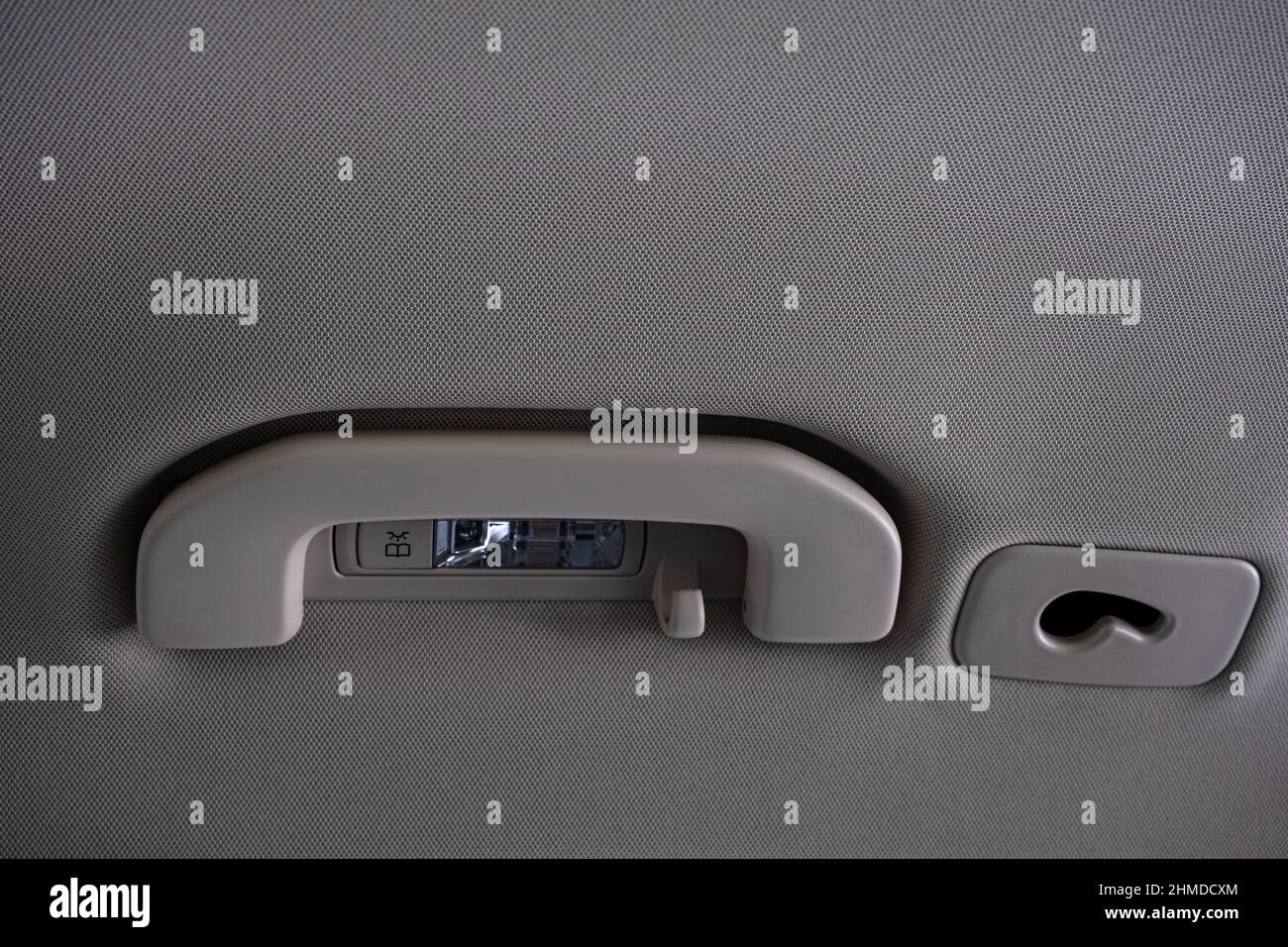 Beige luxury modern car. Modern car interior details Stock Photo - Alamy