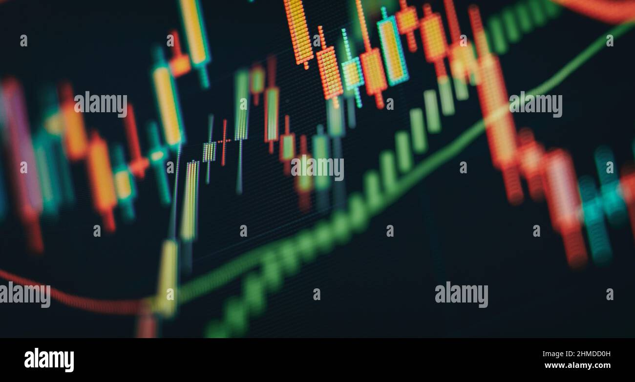 Market Analyze. Bar graphs, Diagrams, financial figures. Abstract ...