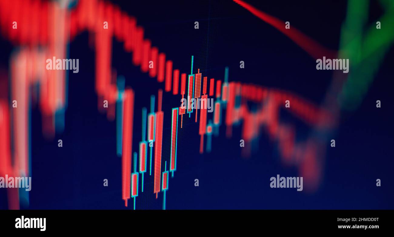 Market Analyze. Bar graphs, Diagrams, financial figures. Abstract ...