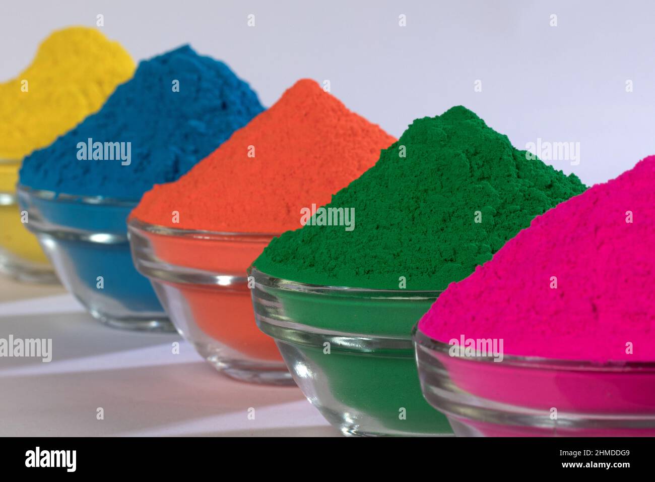 Dry Color powders for Holi Indian festival of colors Stock Photo - Alamy