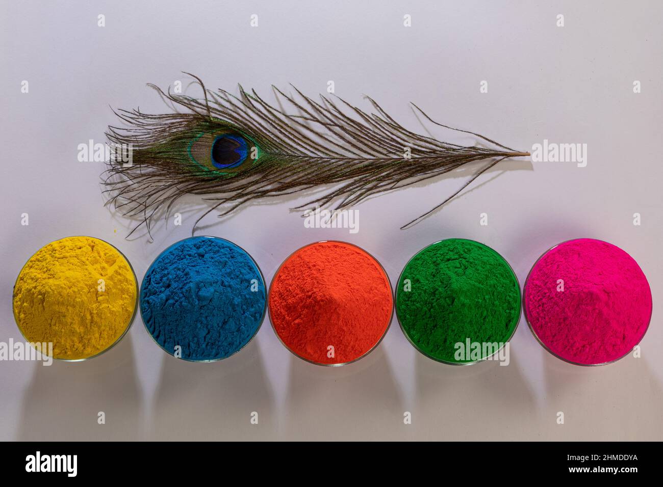 Dry Color powders for Holi Indian festival of colors Stock Photo - Alamy