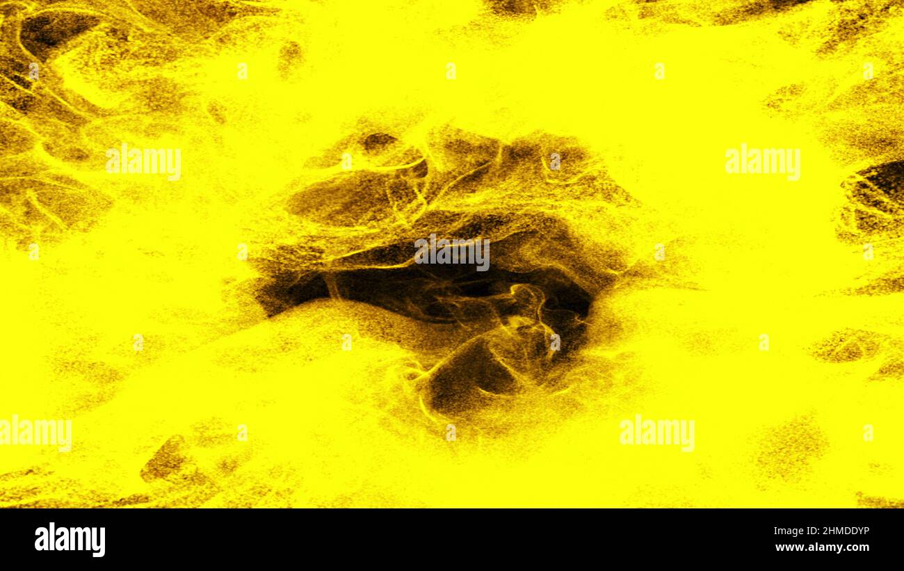 Sprawling ethereal 3d render puddle of woven threads of luminous ...