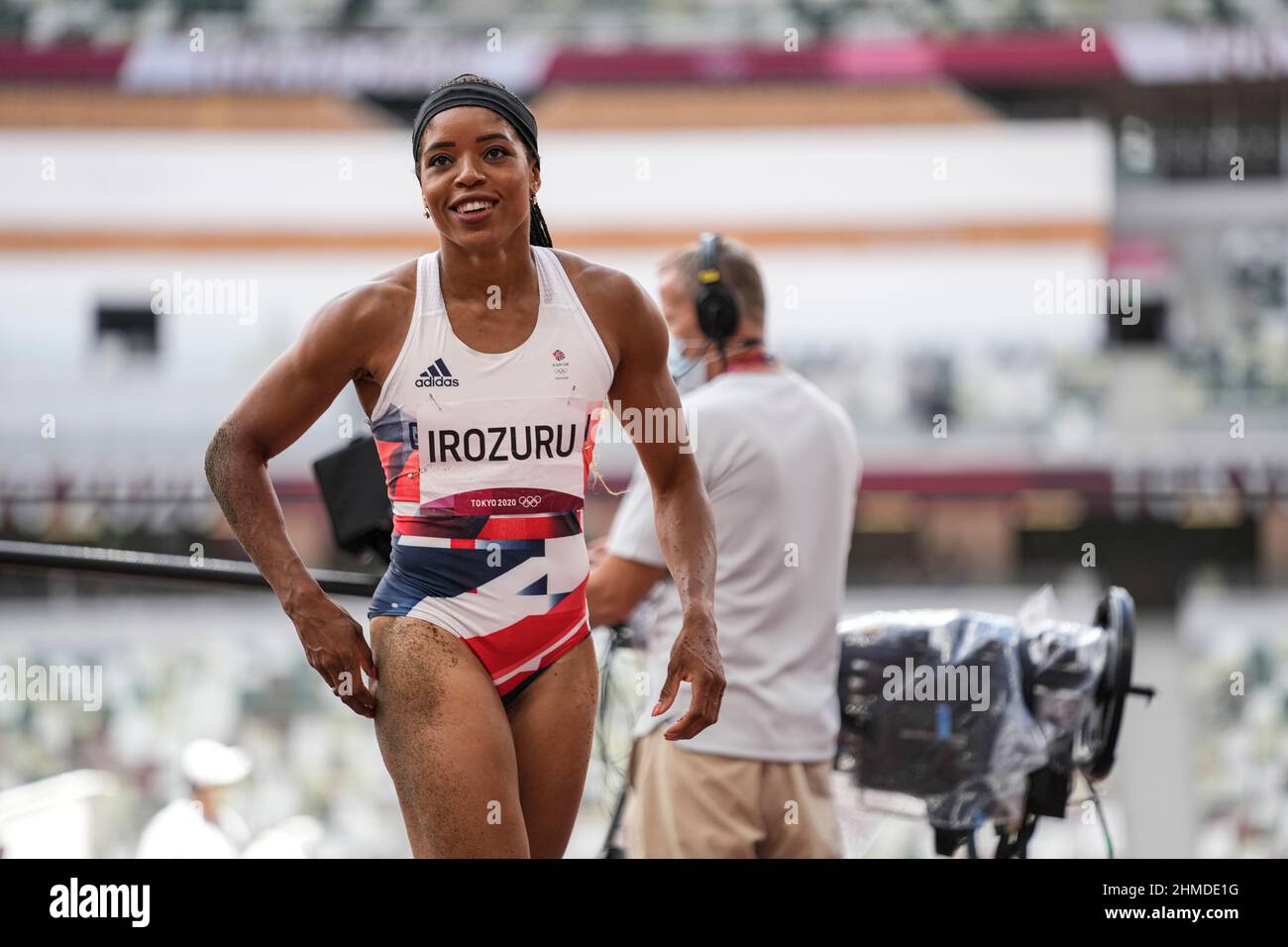 Abigail Irozuru participating in the Tokyo 2020 Olympic Games in the ...