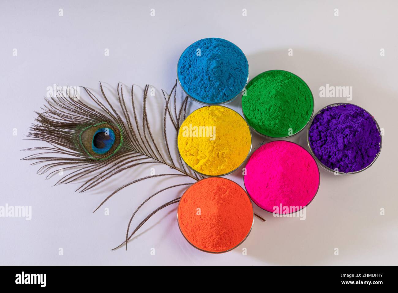 Dry Color powders for Holi Indian festival of colors Stock Photo - Alamy