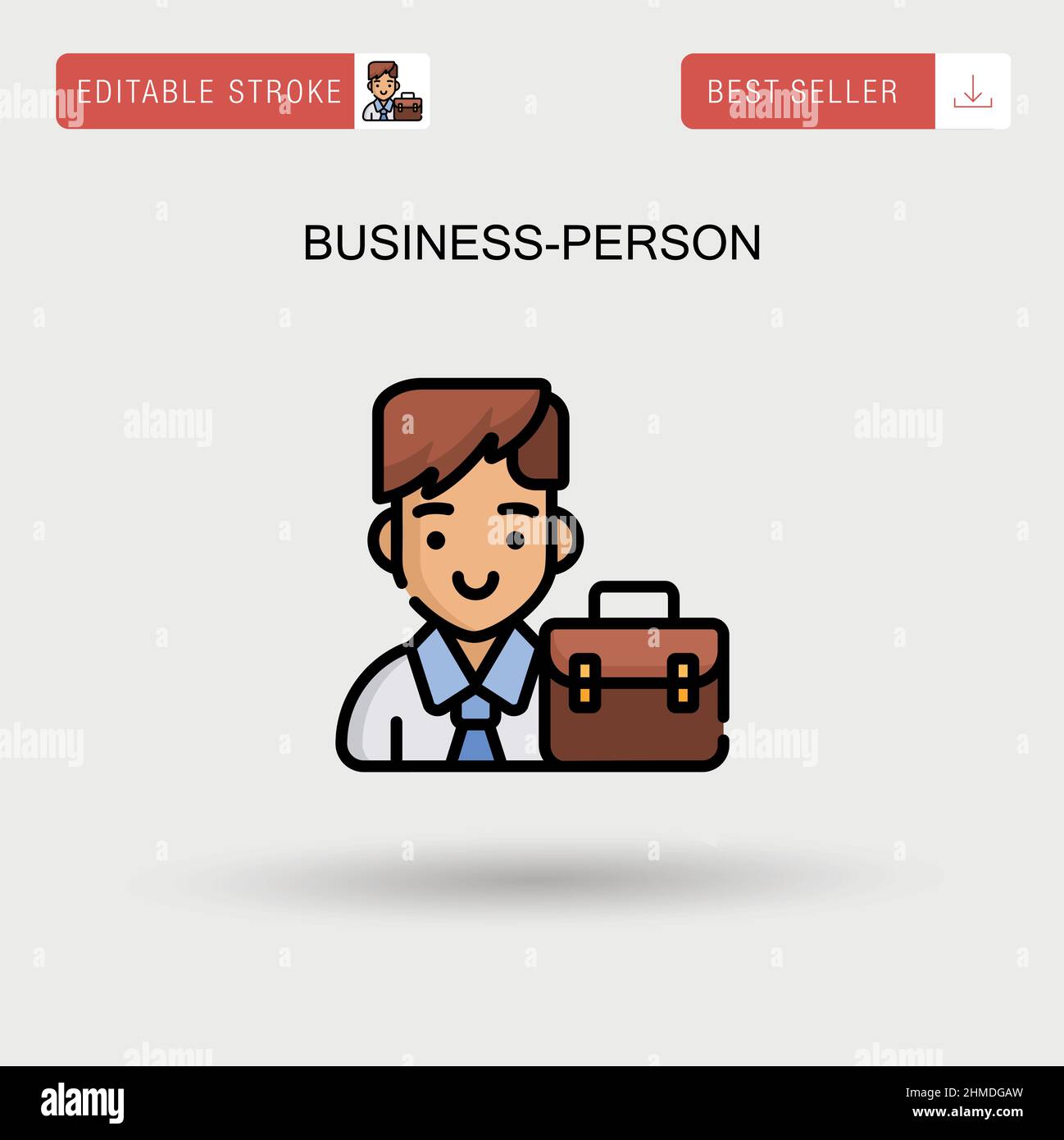 Businessmen talking work indoors Stock Vector Images - Alamy