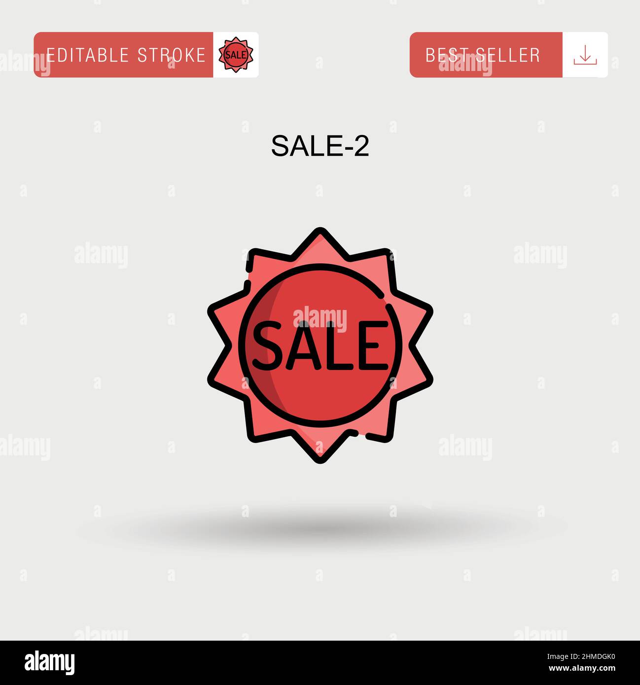 Sale-2 Simple vector icon Stock Vector Image & Art - Alamy