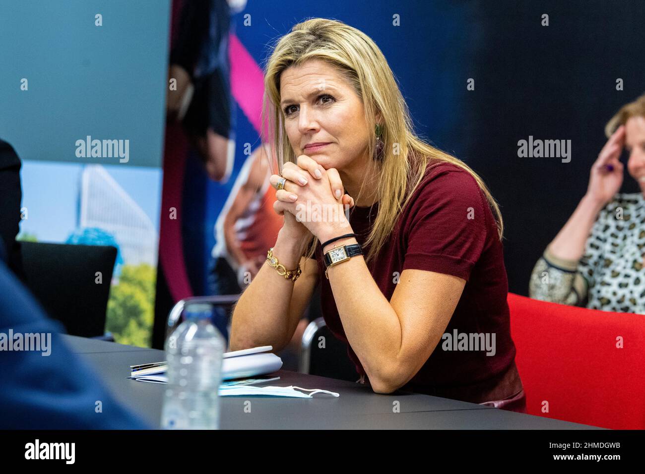 Queen Maxima during a working visit to the Zuiderpark Sports Campus in ...