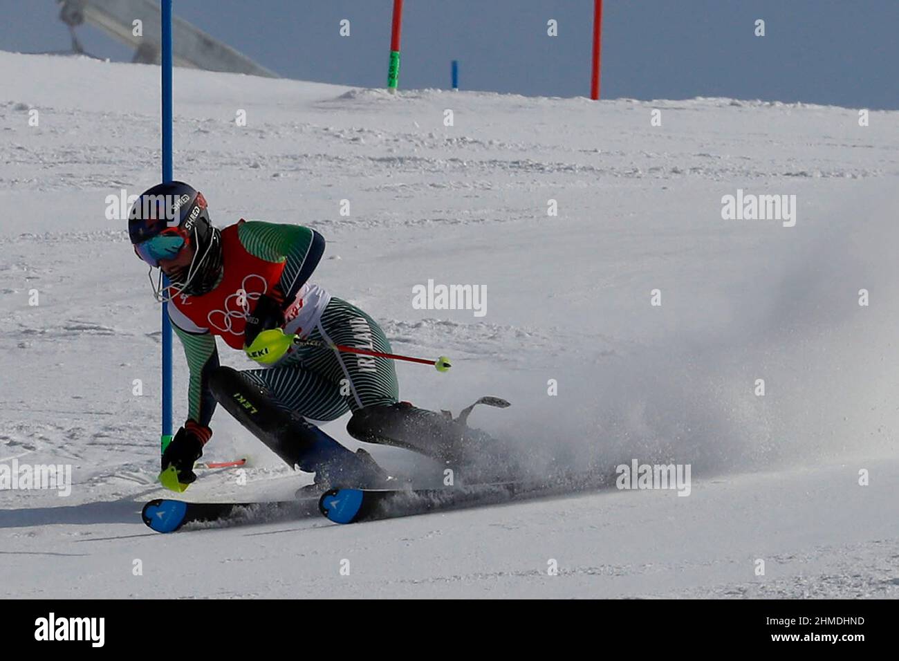 Beijing, Hebei, China. 9th Feb, 2022. Tess Arbez (IRL) in the alpine ...