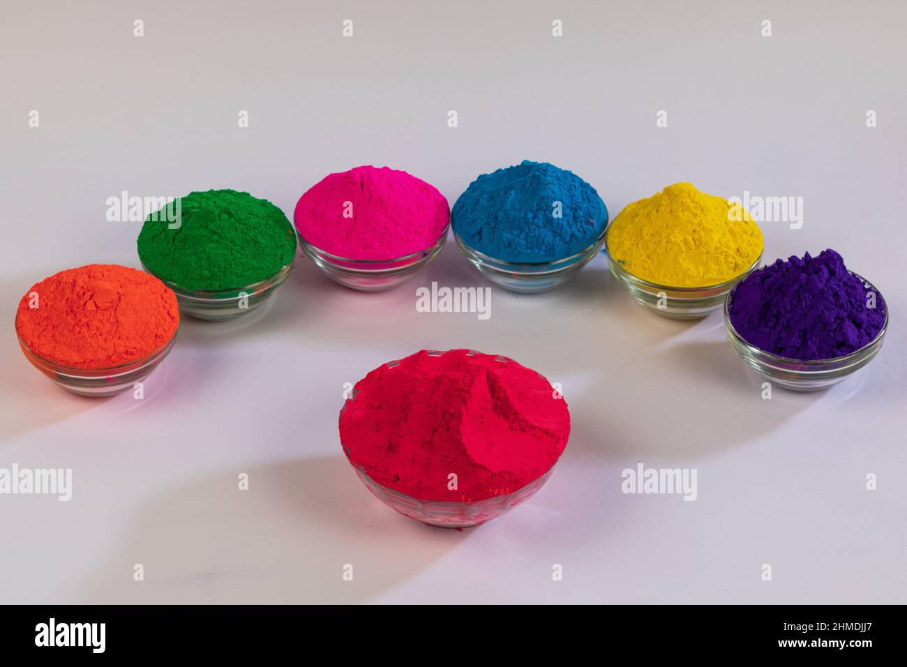 Dry Color powders for Holi Indian festival of colors Stock Photo - Alamy