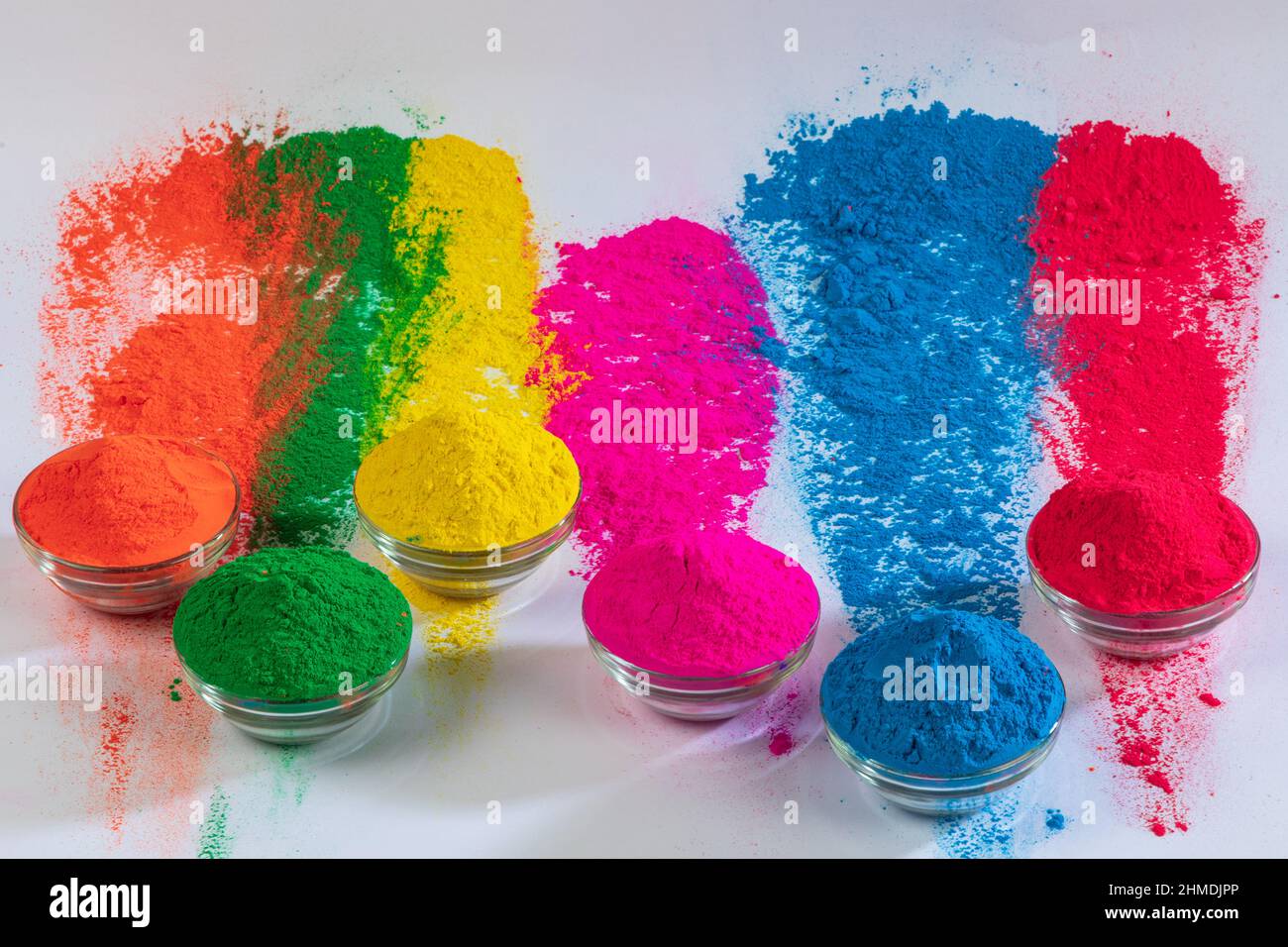 Dry Color powders for Holi Indian festival of colors Stock Photo - Alamy