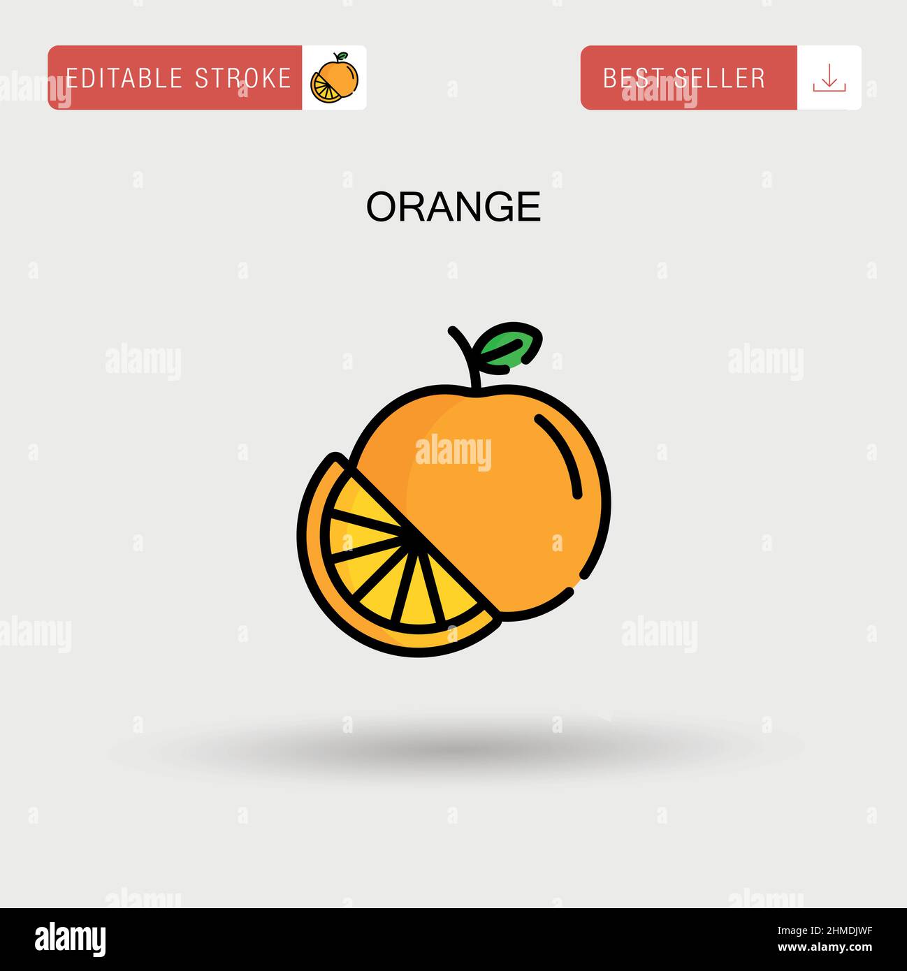 Orange simple hi-res stock photography and images - Alamy