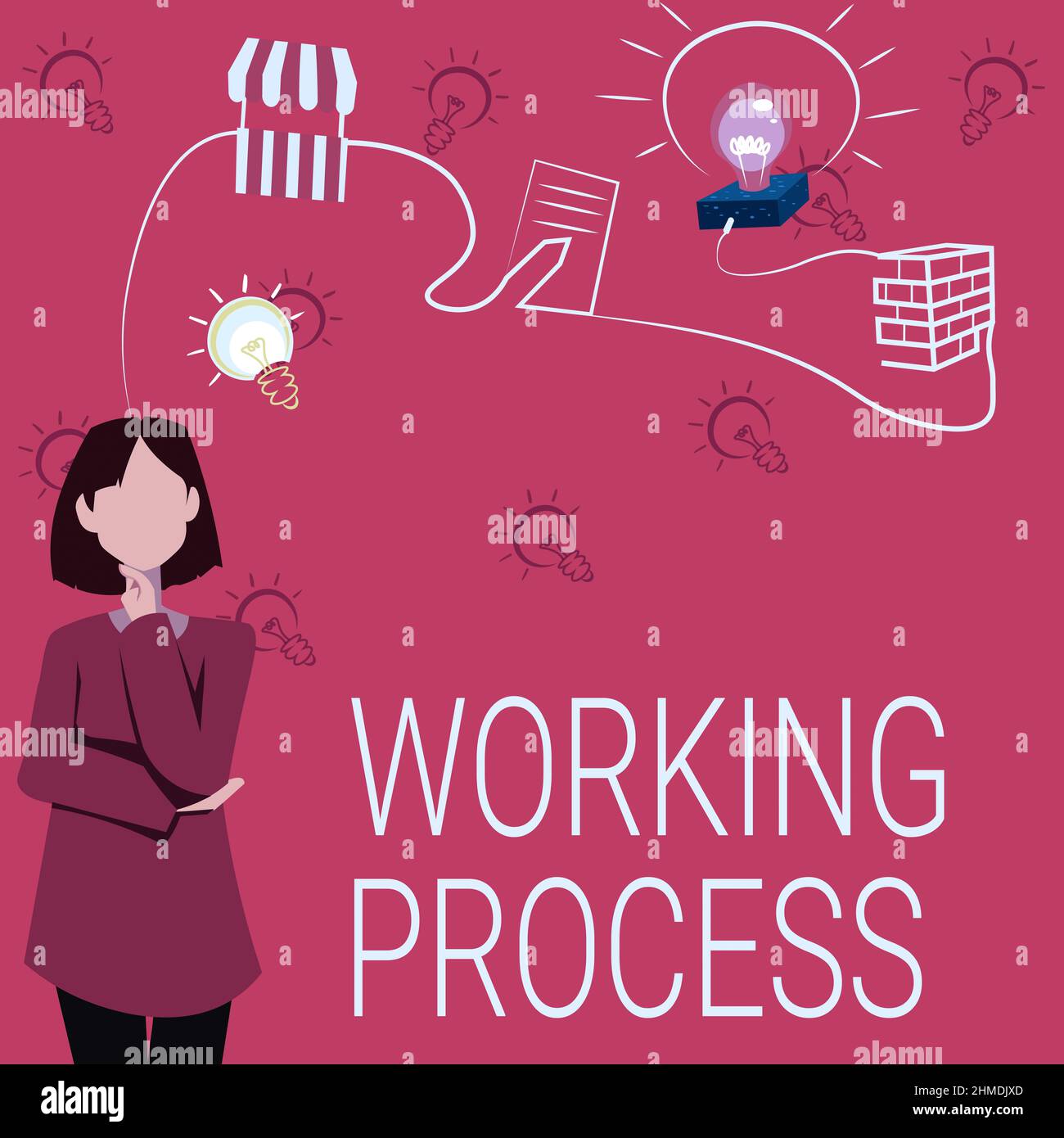 Writing Displaying Text Working Process Conceptual Photo Working