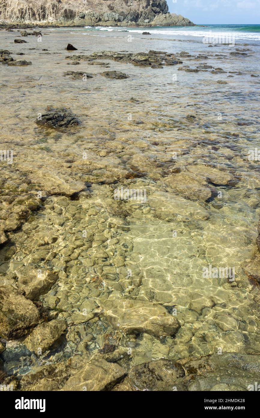 Clear water in a beach at Fernando de Noronha archipelago, Brazil Stock ...
