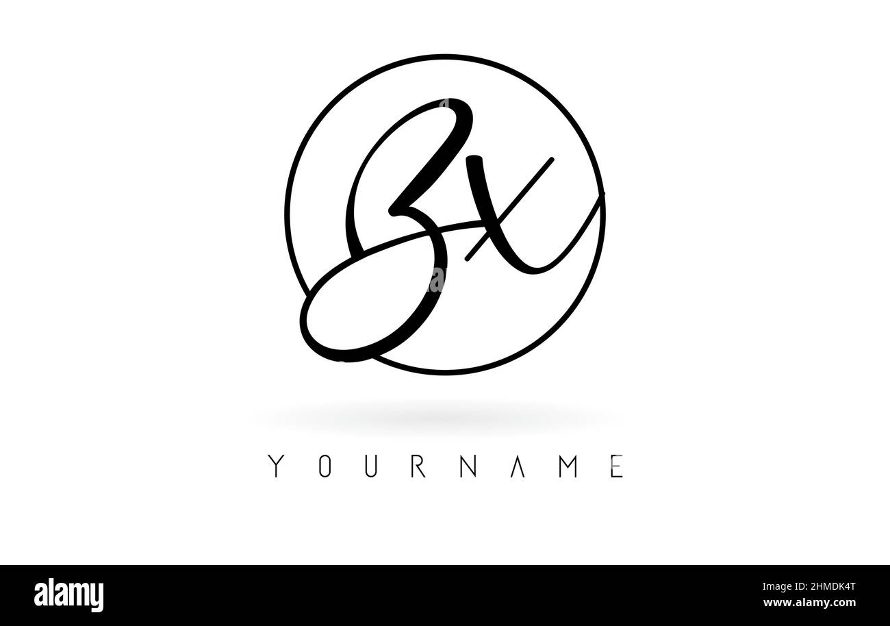 X handwriting logo hi-res stock photography and images - Alamy