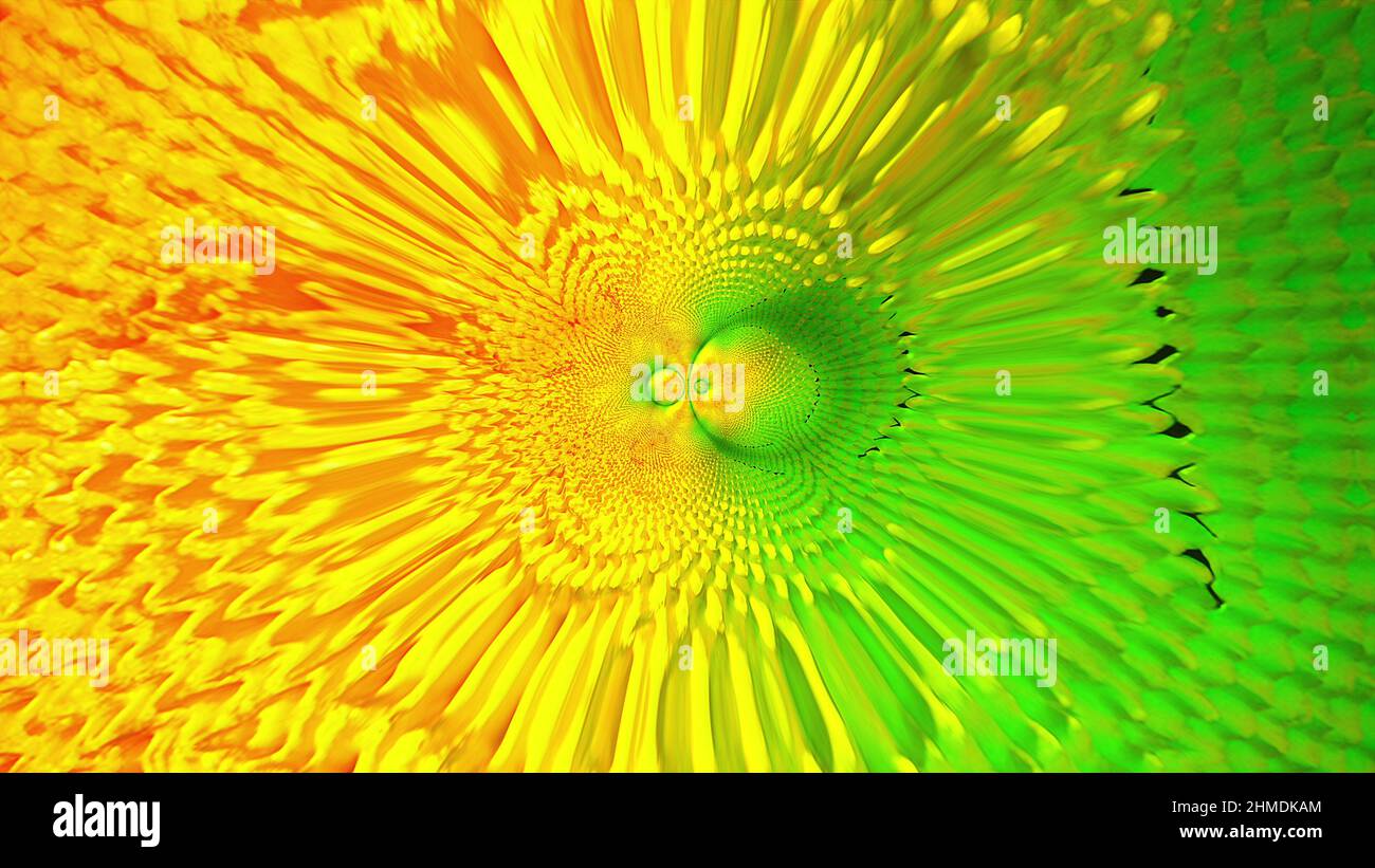 Bright tracery 3d render of futuristic abstract swirl. Diffuse digital ...