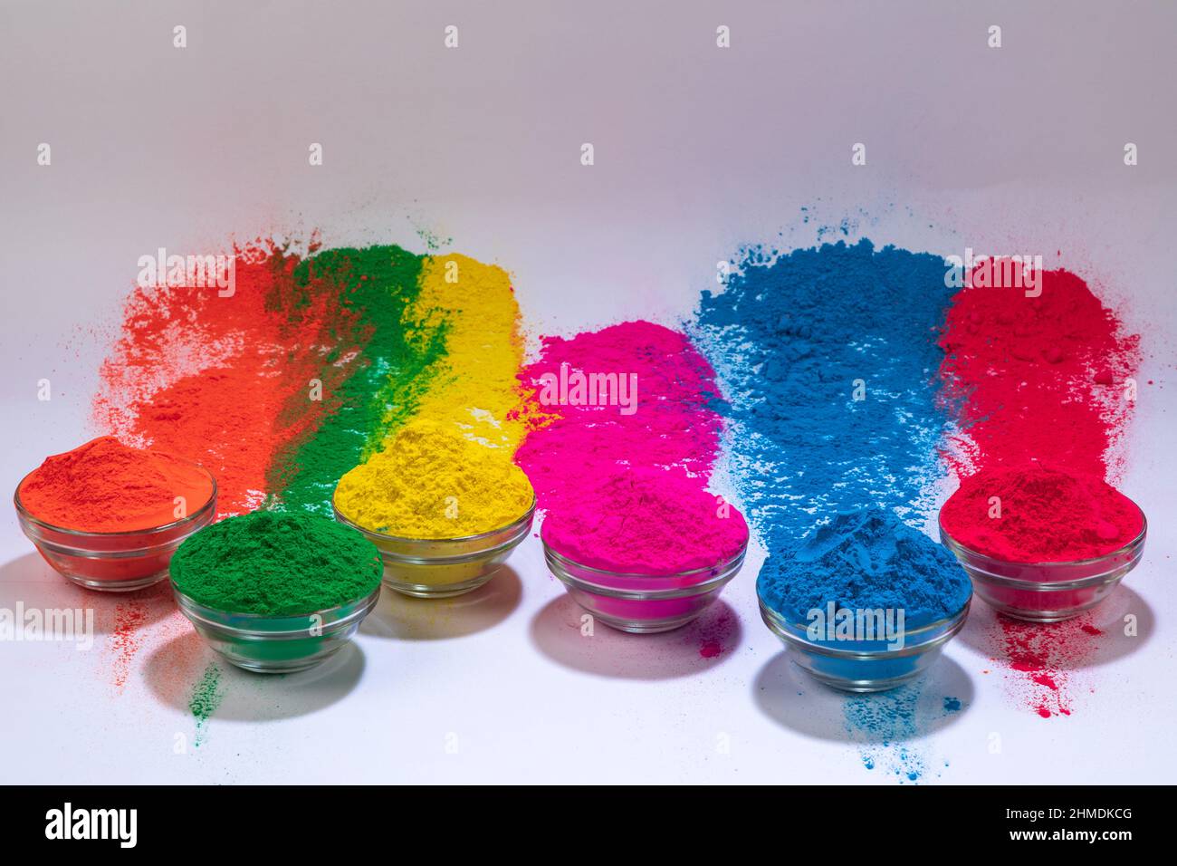 Dry Color powders for Holi Indian festival of colors Stock Photo - Alamy