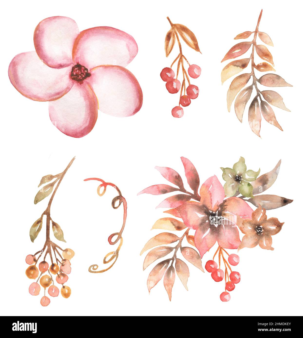 Boho Flower Bouquet Clip Art Boho Flowers Images Free Download On