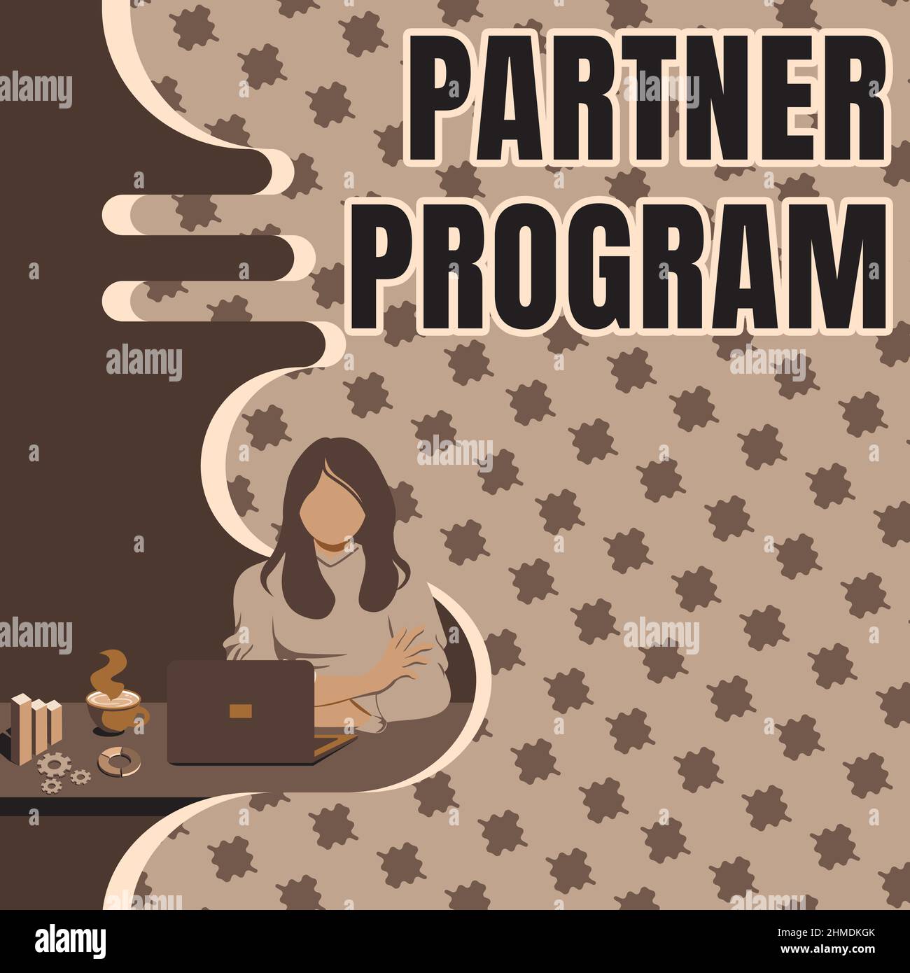 Conceptual display Partner Program. Word Written on business strategy ...