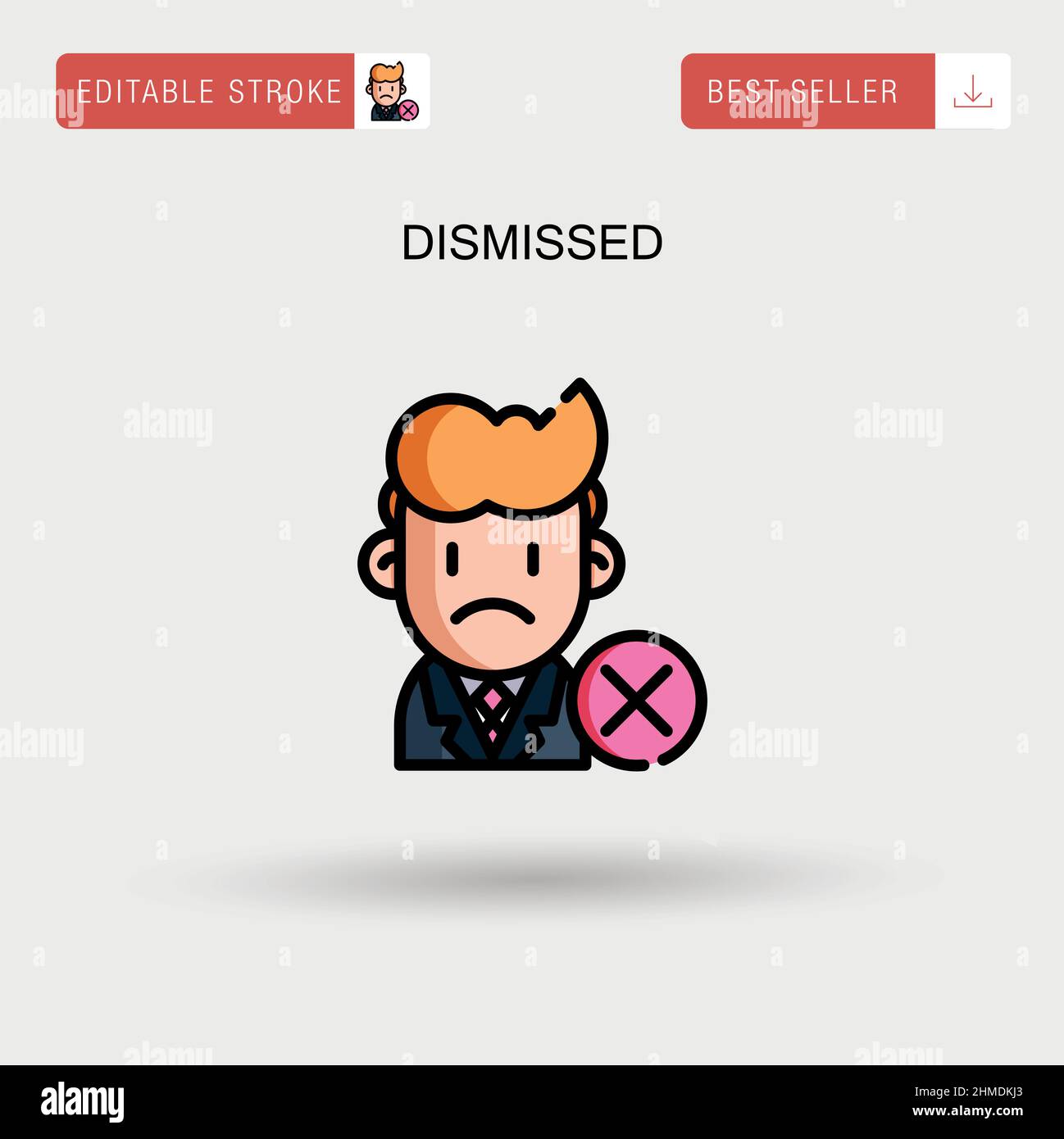 Dismissal upset Stock Vector Images - Alamy