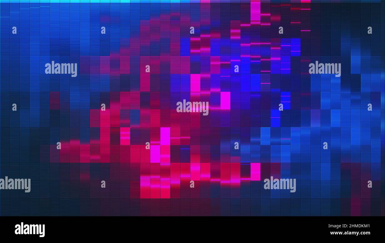 Geometric rectangles with 3d render with bright highlights and ...