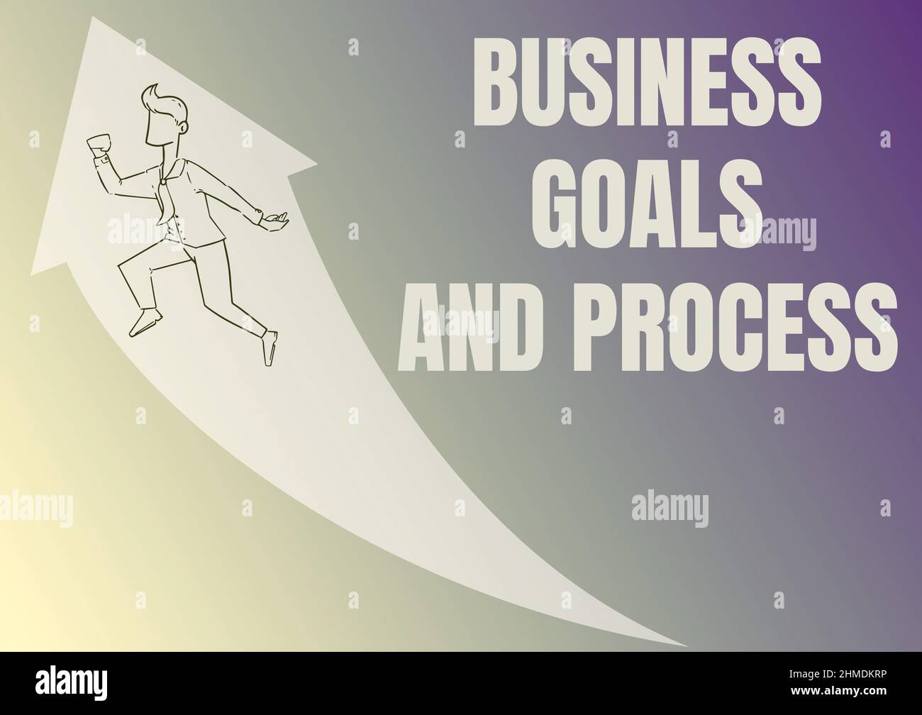 Conceptual display Business Goals And Process. Business approach ...
