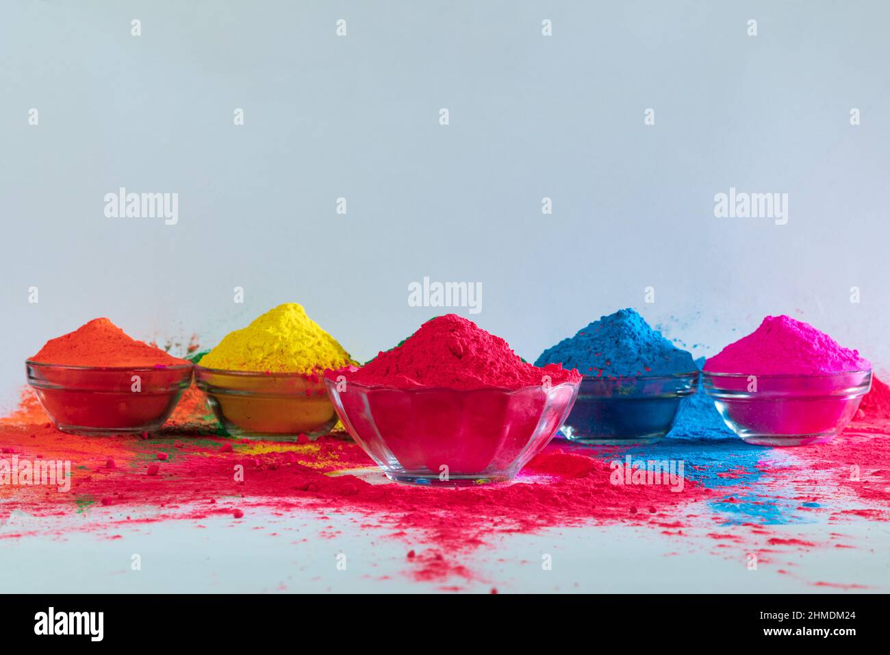 Dry Color powders for Holi Indian festival of colors Stock Photo - Alamy