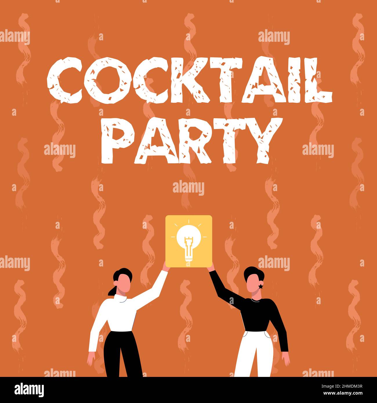 Writing displaying text Cocktail Party. Word for formal party with ...