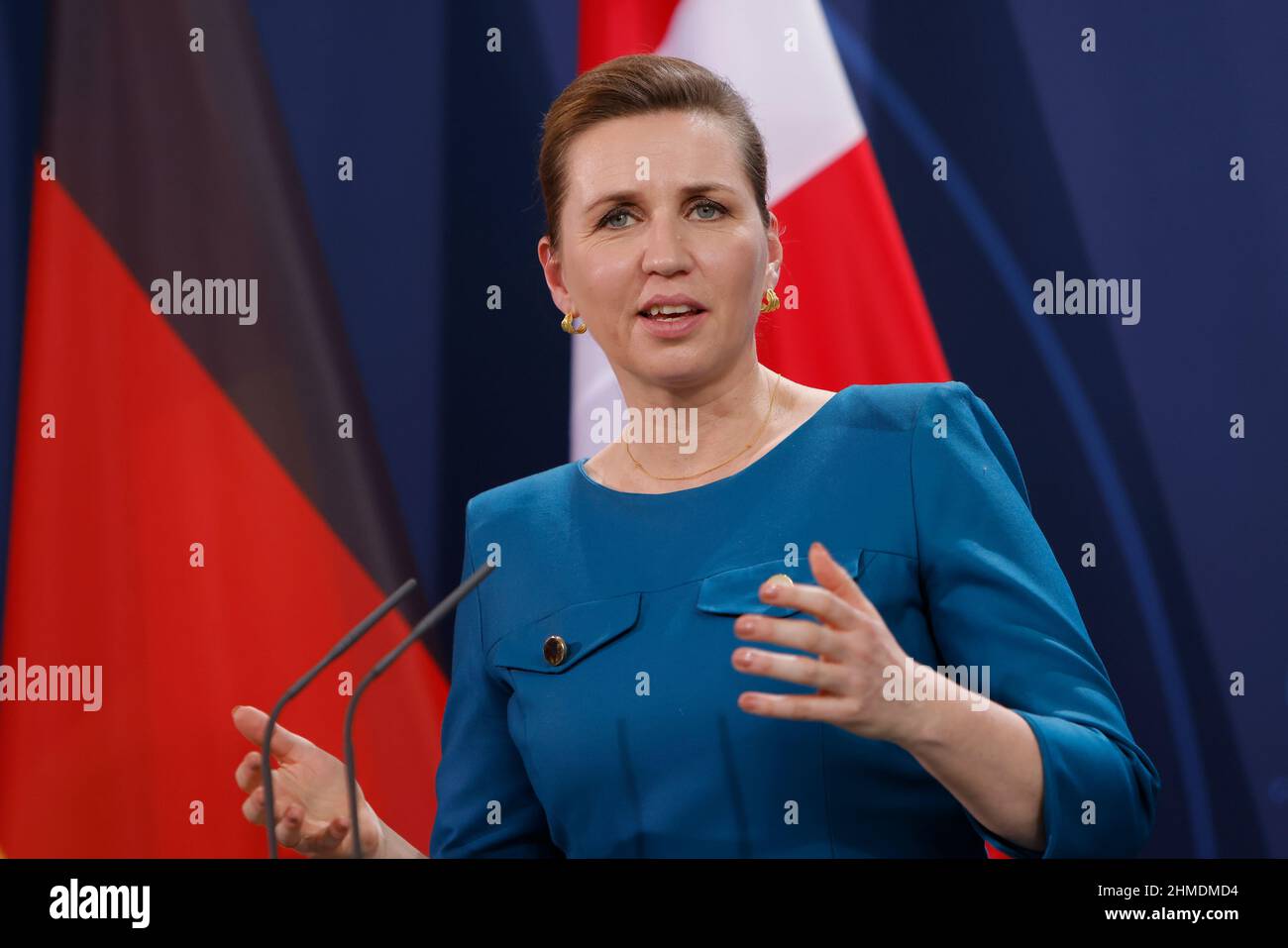 Berlin, Germany. 09th Feb, 2022. Danish Prime Minister Mette ...