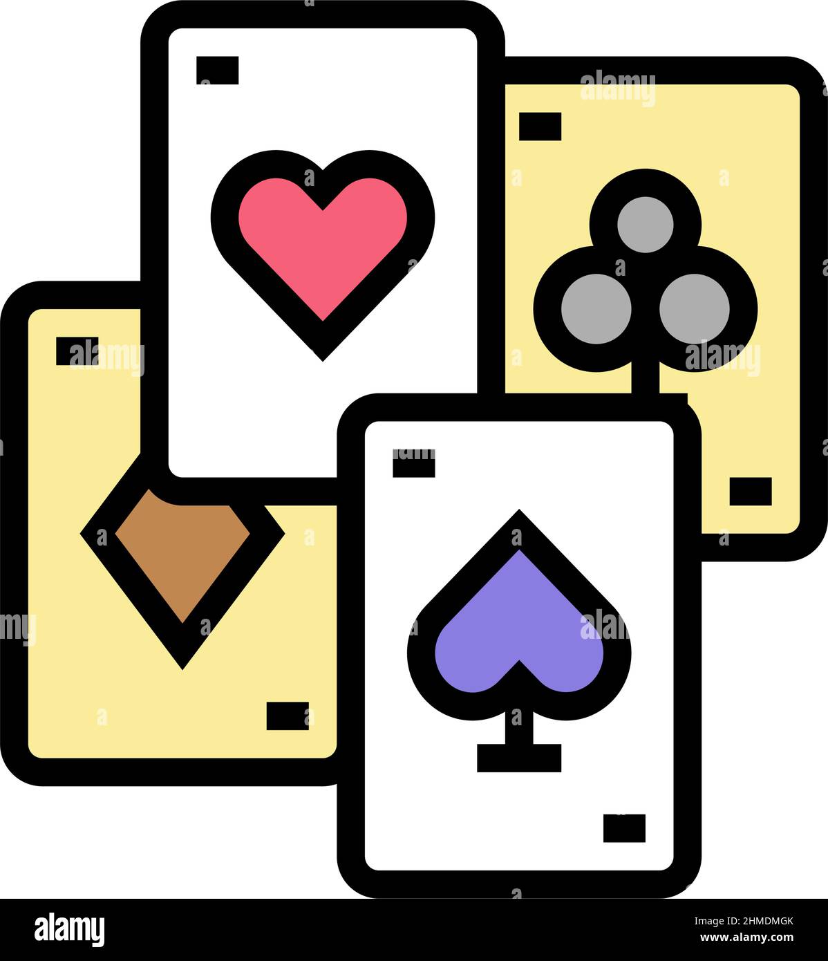 Magician performing card trick Stock Vector Images - Alamy