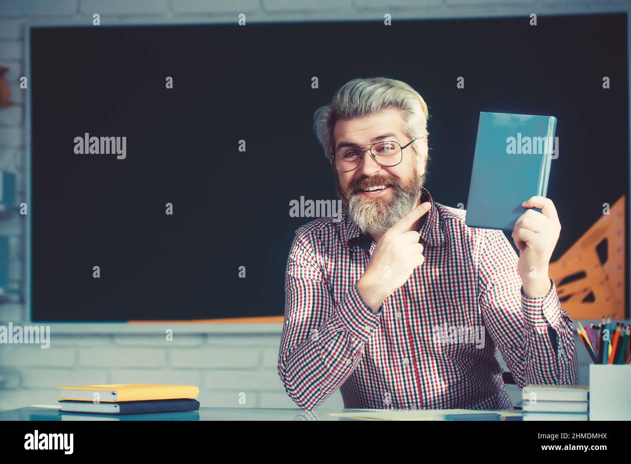 Bearded teacher hi-res stock photography and images - Alamy
