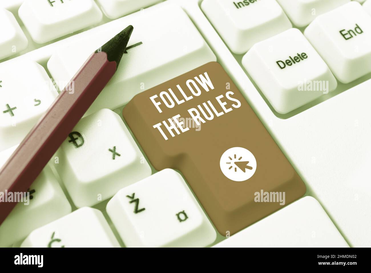 Sign displaying Follow The Rules. Business approach learn to conform ...