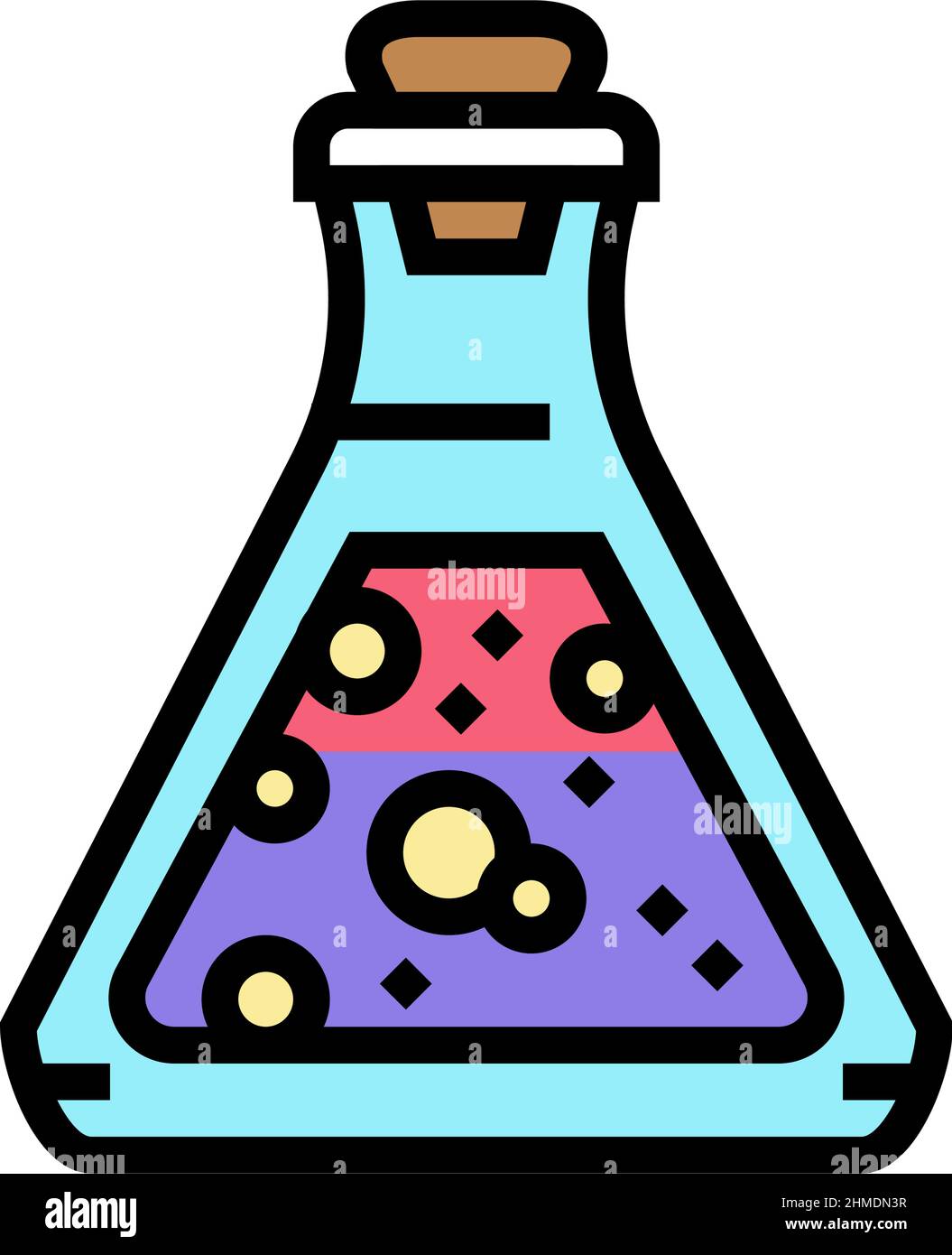 potion liquid color icon vector illustration Stock Vector Image & Art ...