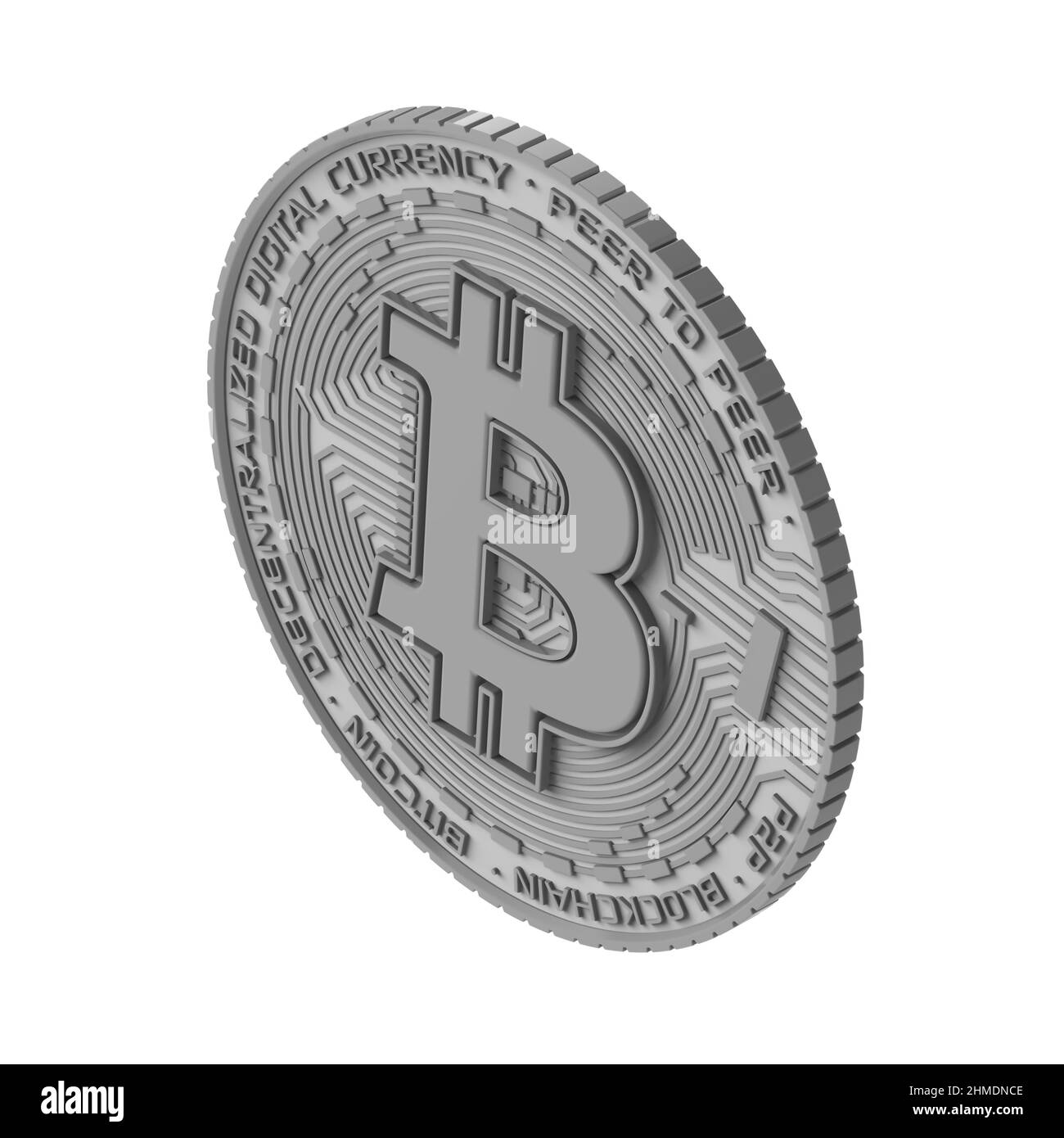 Gold bitcoin cryptocurrency coin 3d Black and White Stock Photos ...