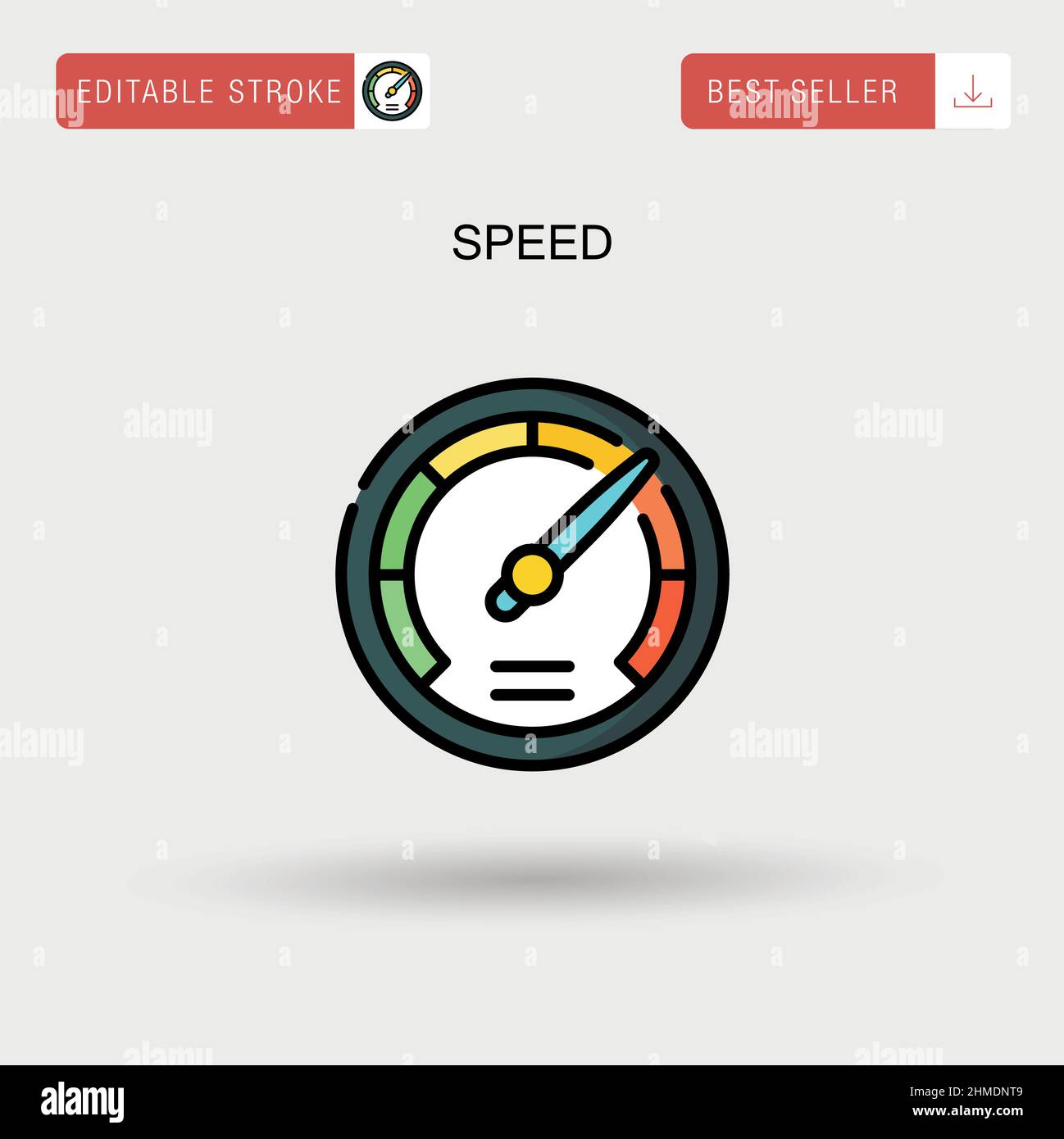 Speed Simple vector icon Stock Vector Image & Art - Alamy