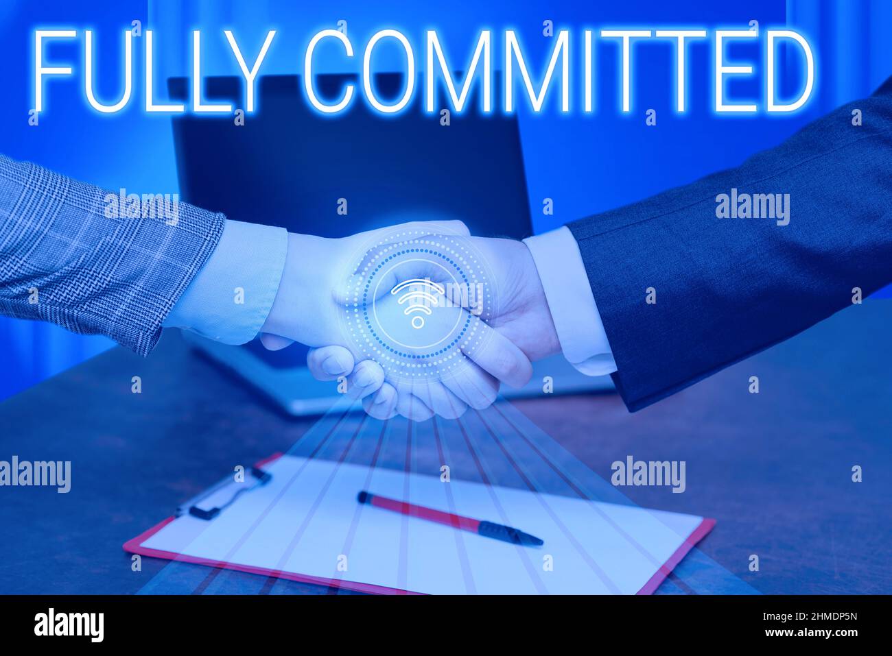 Inspiration showing sign Fully Committed. Business concept Extremely ...