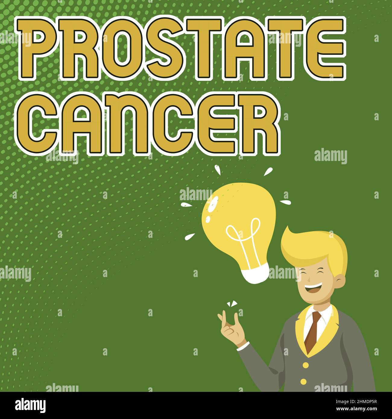 Inspiration showing sign Prostate Cancer. Word Written on Cancer that ...