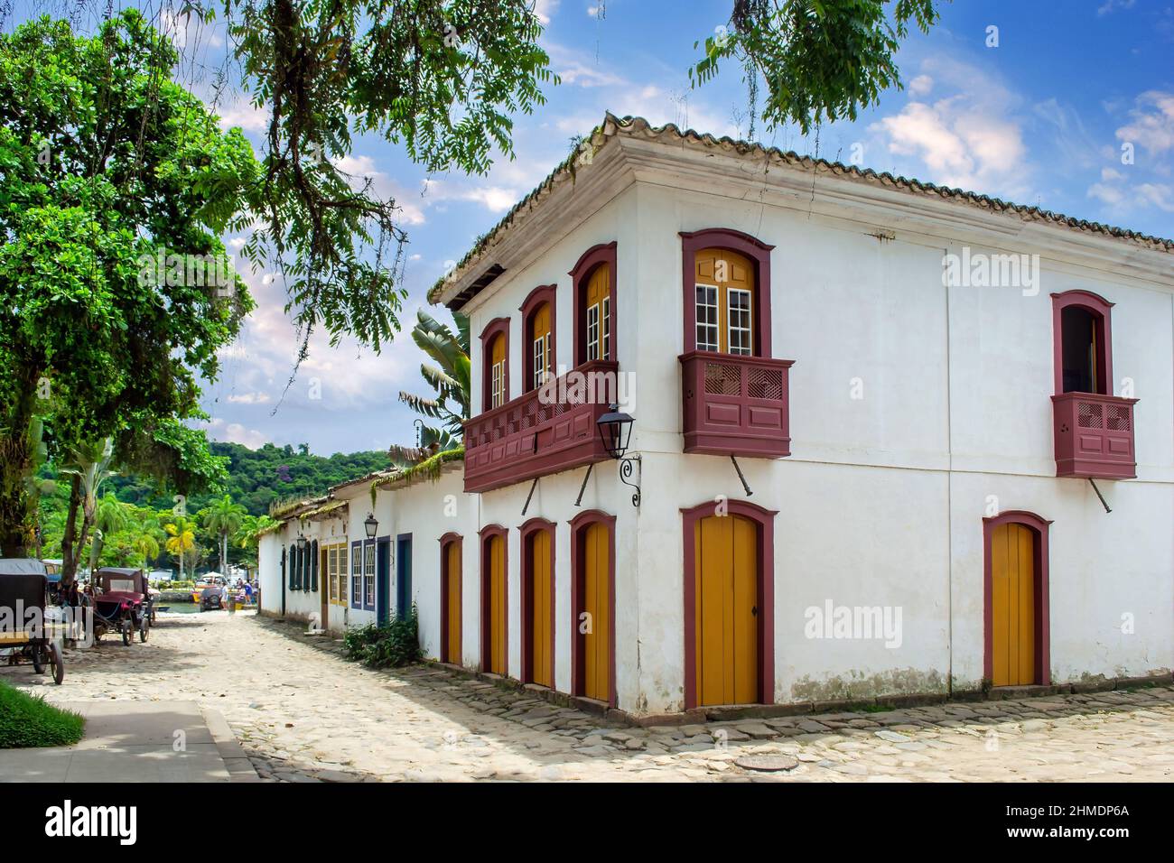 Portuguese colonial architecture in Paraty, Brazil Stock Photo - Alamy