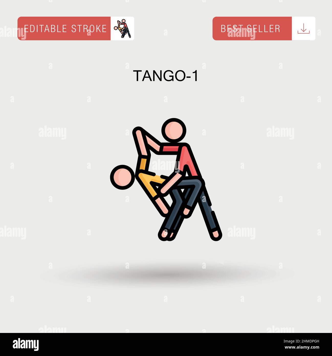 Tango-1 Simple vector icon Stock Vector Image & Art - Alamy