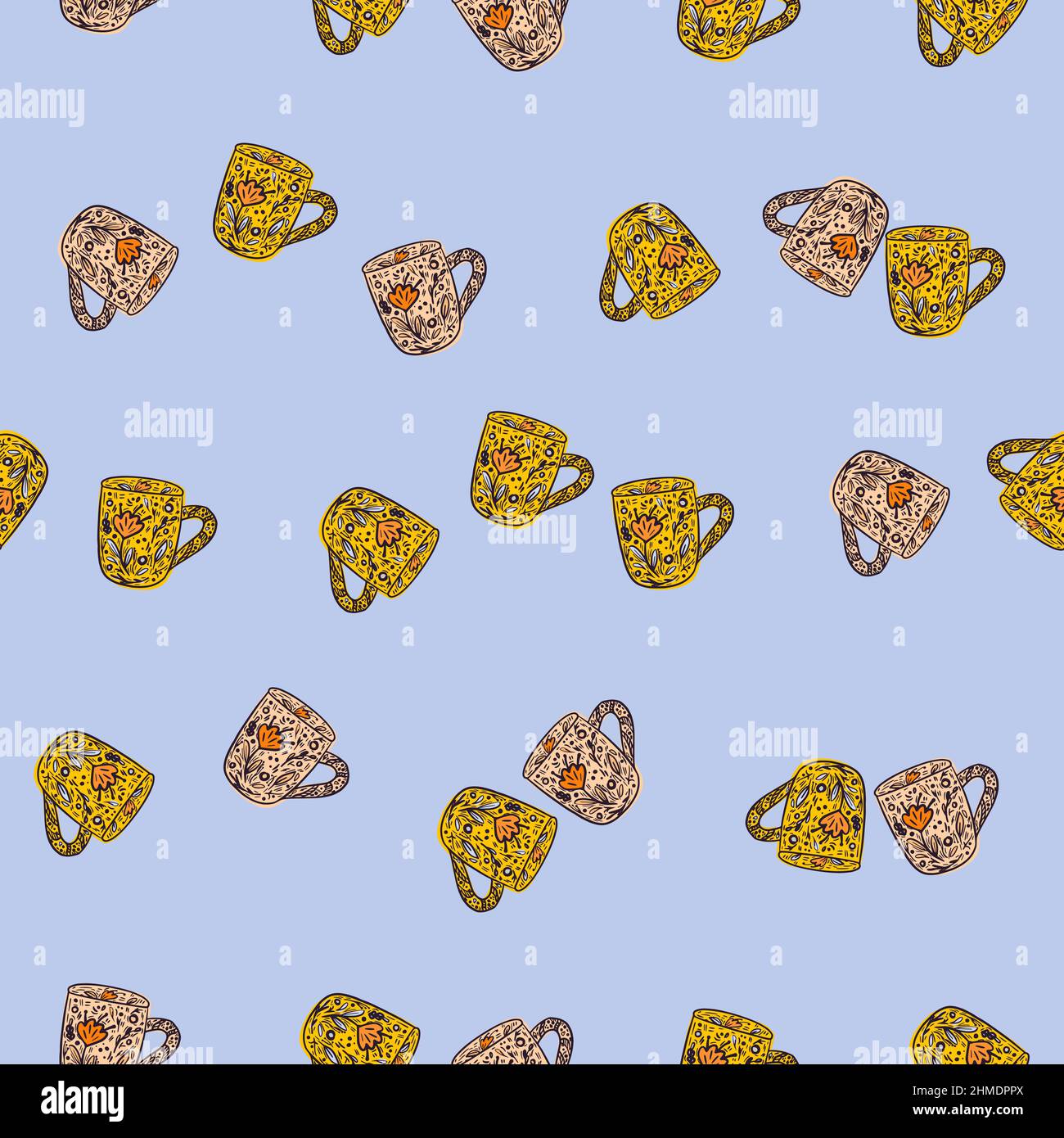 Teacup in chinese style Stock Vector Images - Alamy