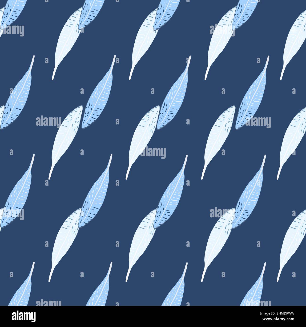 Feathers seamless pattern. Background feather of bird. Repeated texture ...