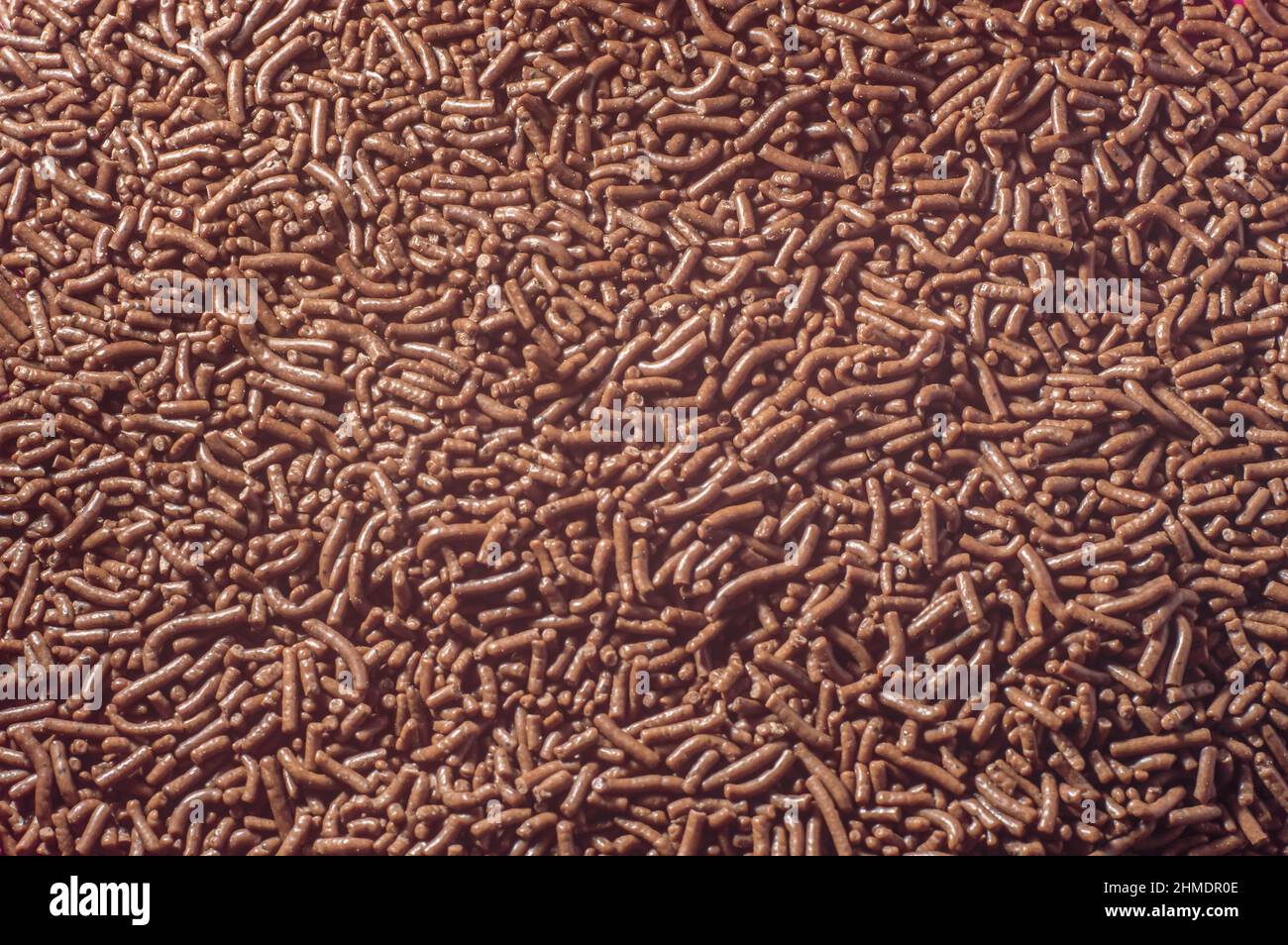 chocolate granulated, background texture for parties and valentines day ...