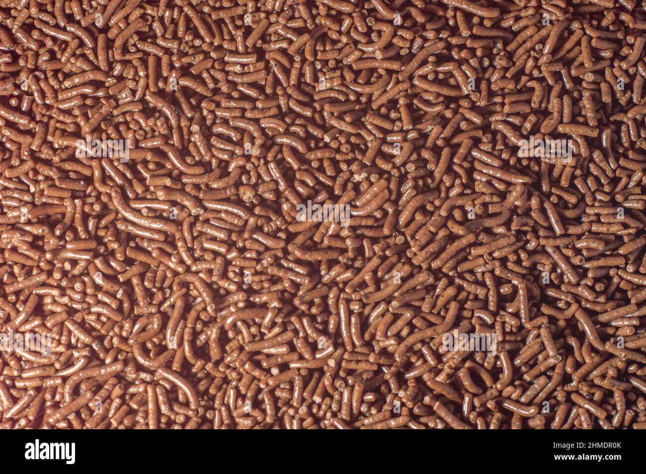 chocolate granulated, background texture for parties and valentines day ...