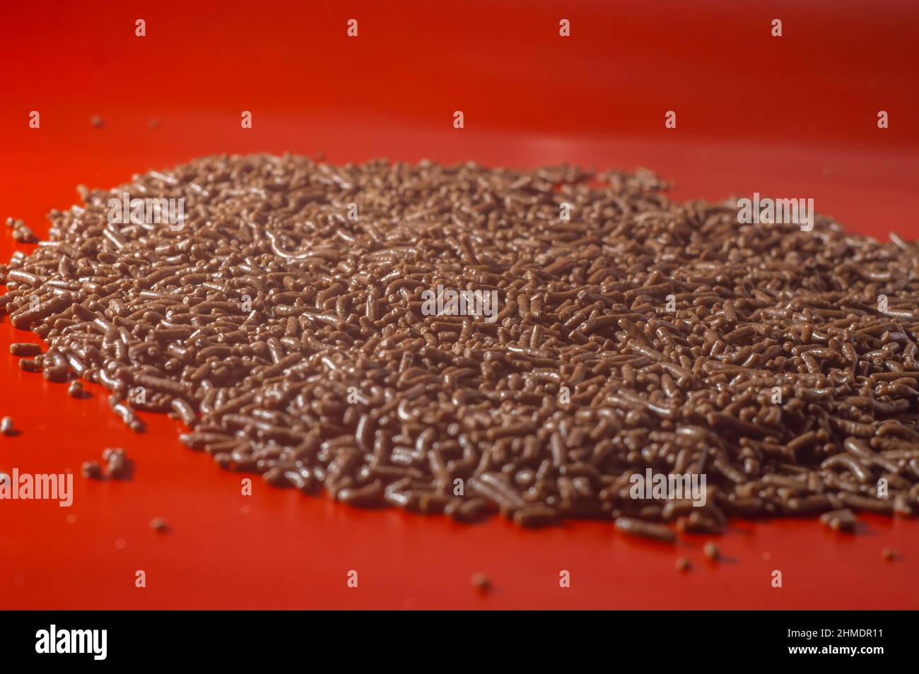 granulated chocolate, background texture for parties and valentines day ...