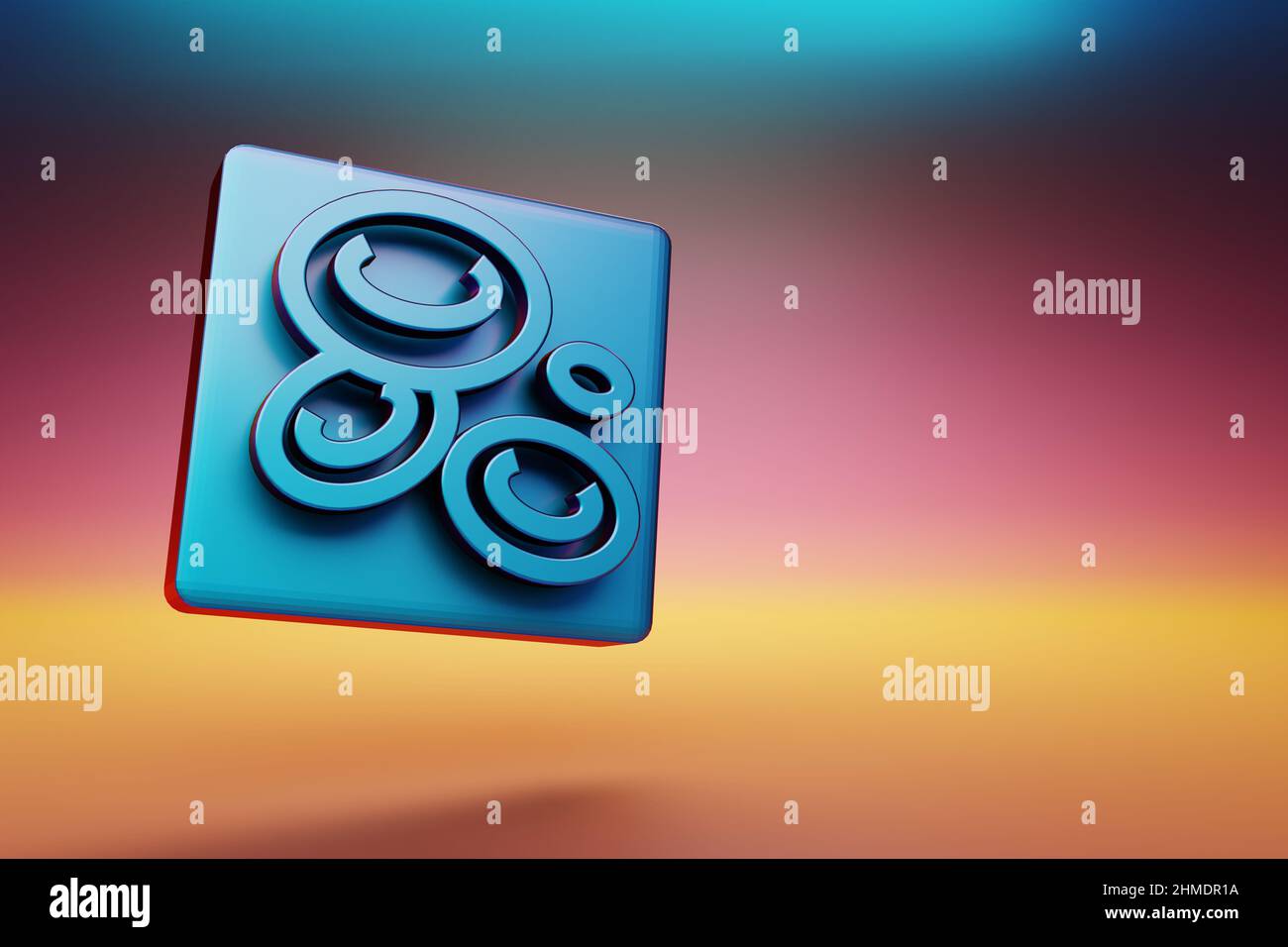 Blood Cells icon. Beautiful Blue Blood Cells symbol icons on multicolor ...