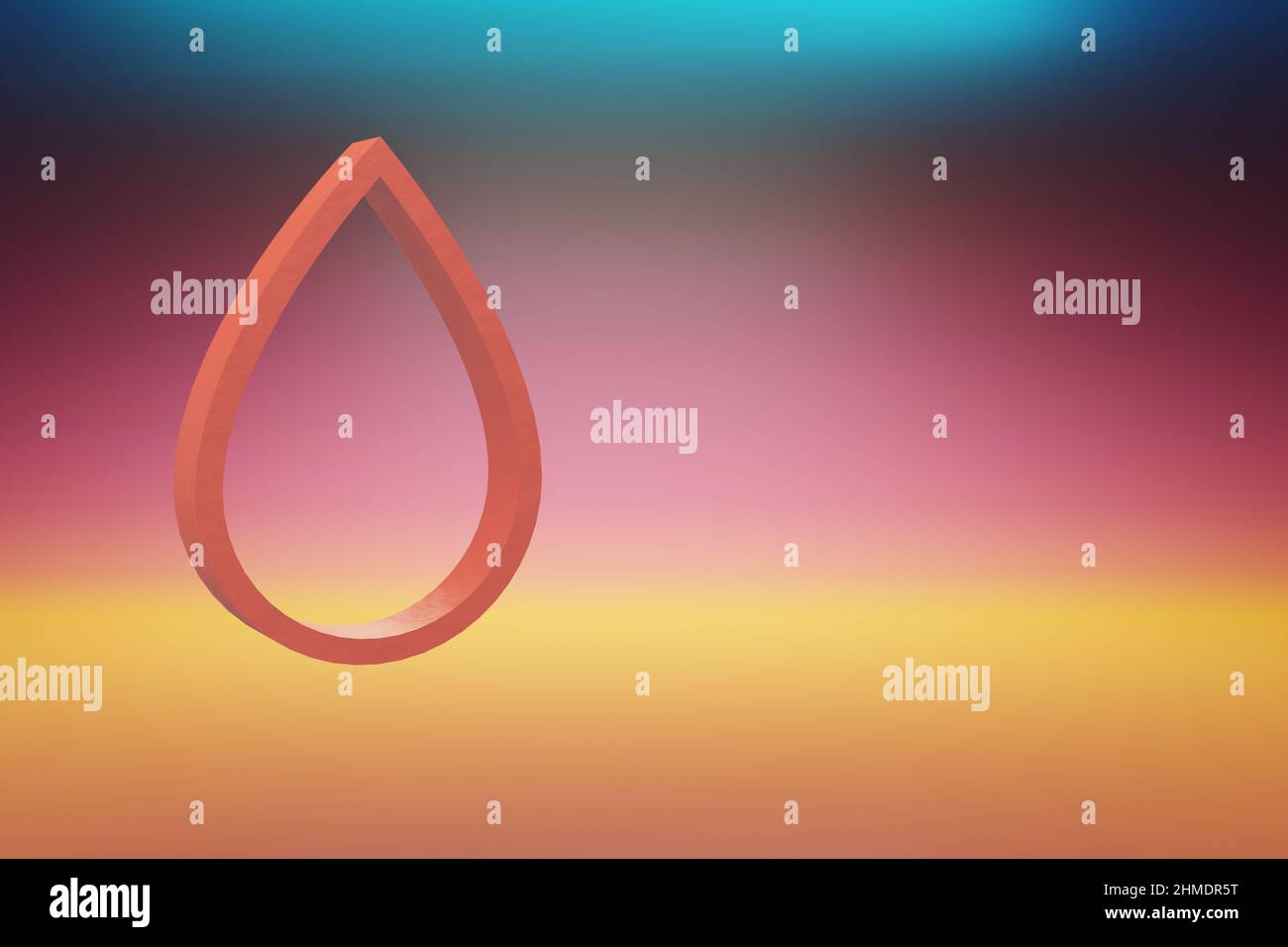 Blood Drop icon. Beautiful Blood Drop symbol icons on multicolor bright ...